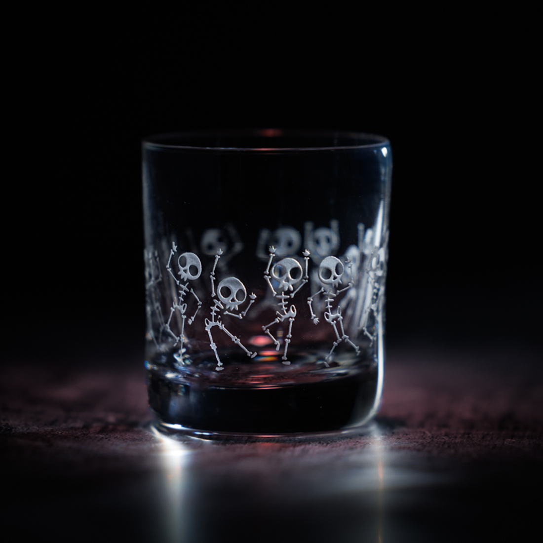 Skeleton Dance Shot Glass